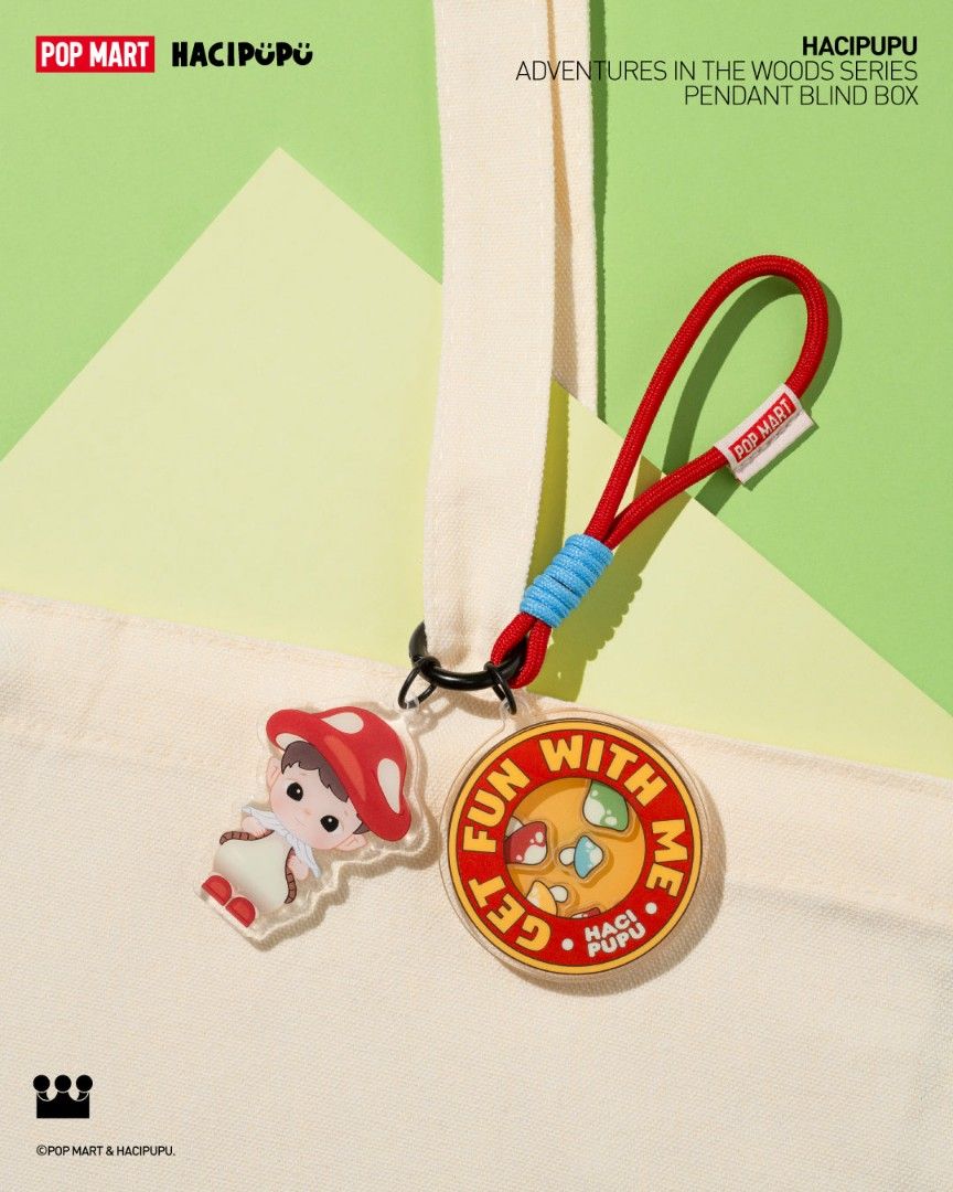 [BRAND NEW! POPMART] POPMART HACIPUPU ADVENTURES IN THE WOODS PENDANT ...