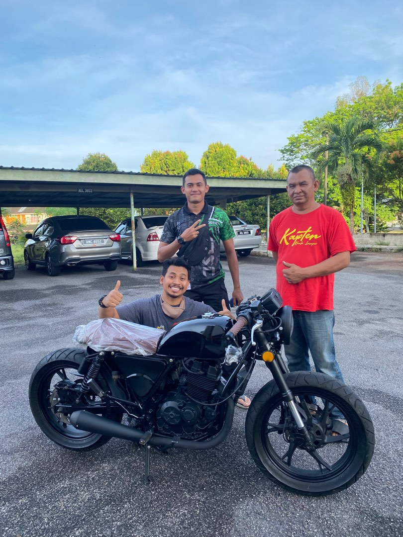 Cafe Racer Bike RKV200 Custom Bratt Bobber Tracker Refurbished ...