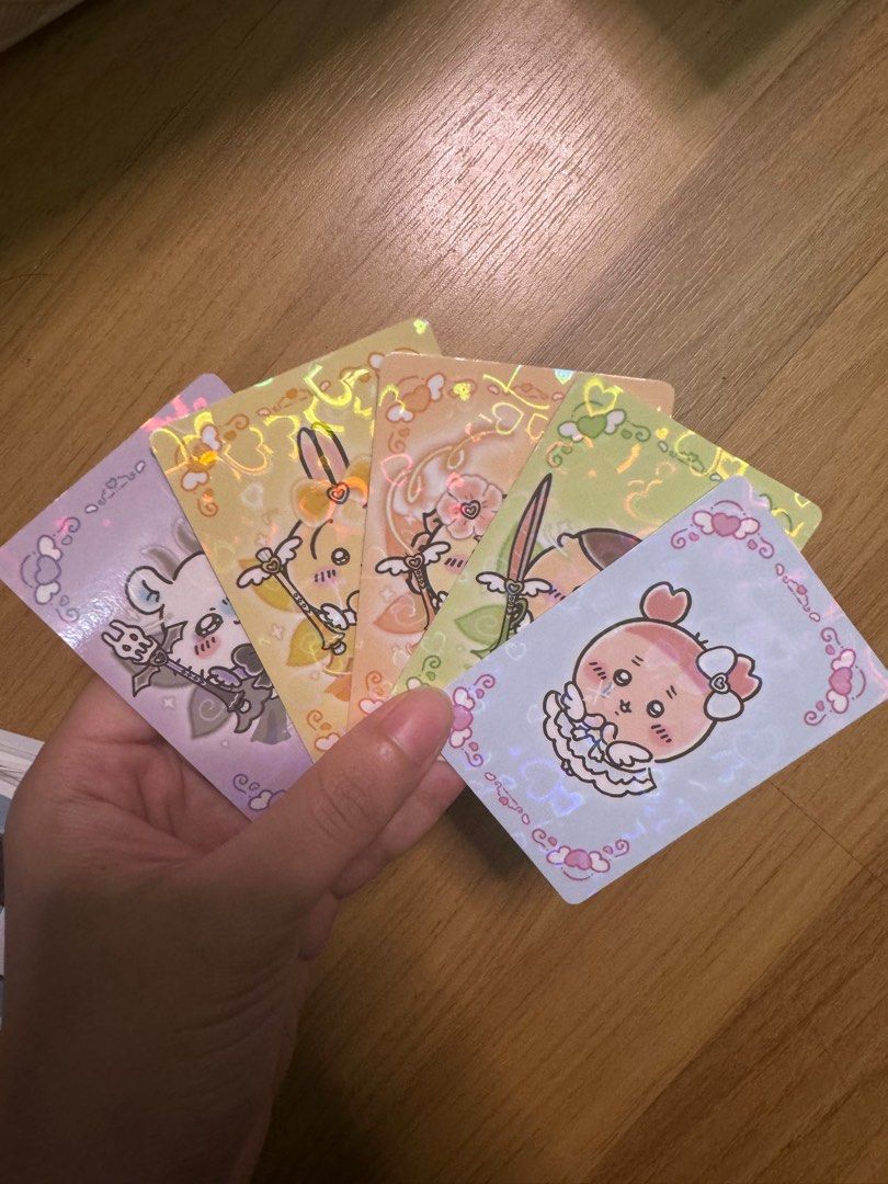 Chiikawa magical girl cards benefit cards, Hobbies & Toys, Toys & Games ...