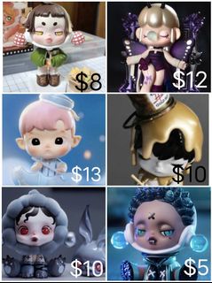 DIMOO LETTERS FROM SNOWMAN SERIES CHRISTMAS EDITION POPMART / FULL SET ...