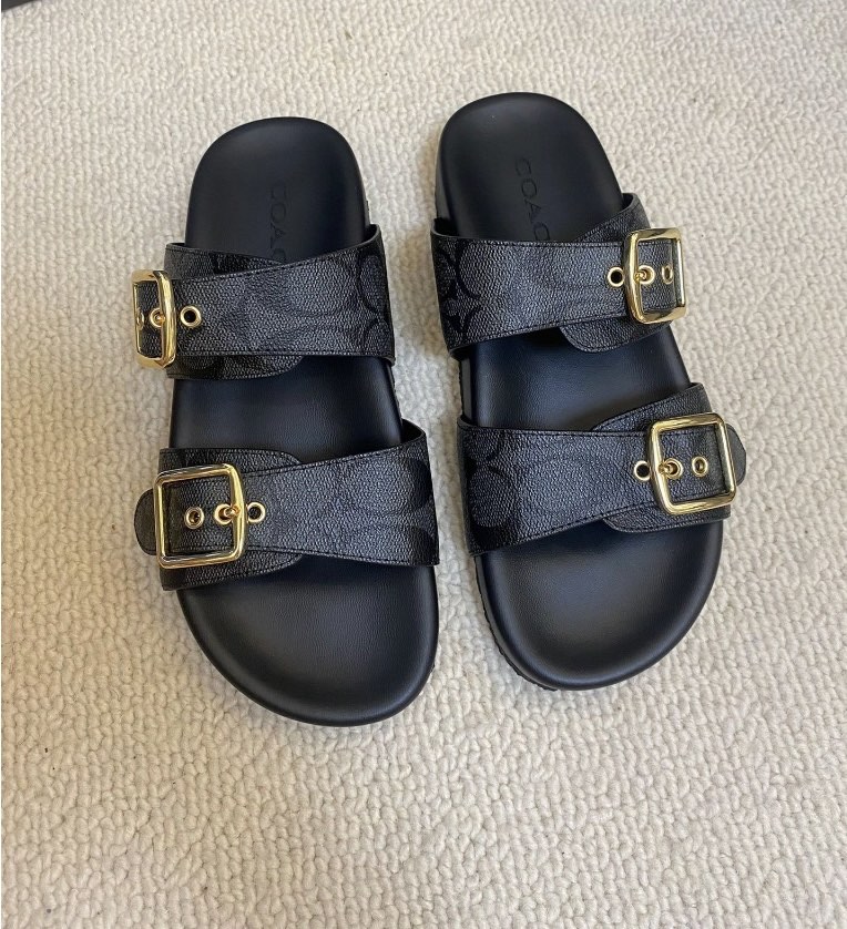 Coach Slides Footwear, Women's Fashion, Footwear, Flats & Sandals on ...