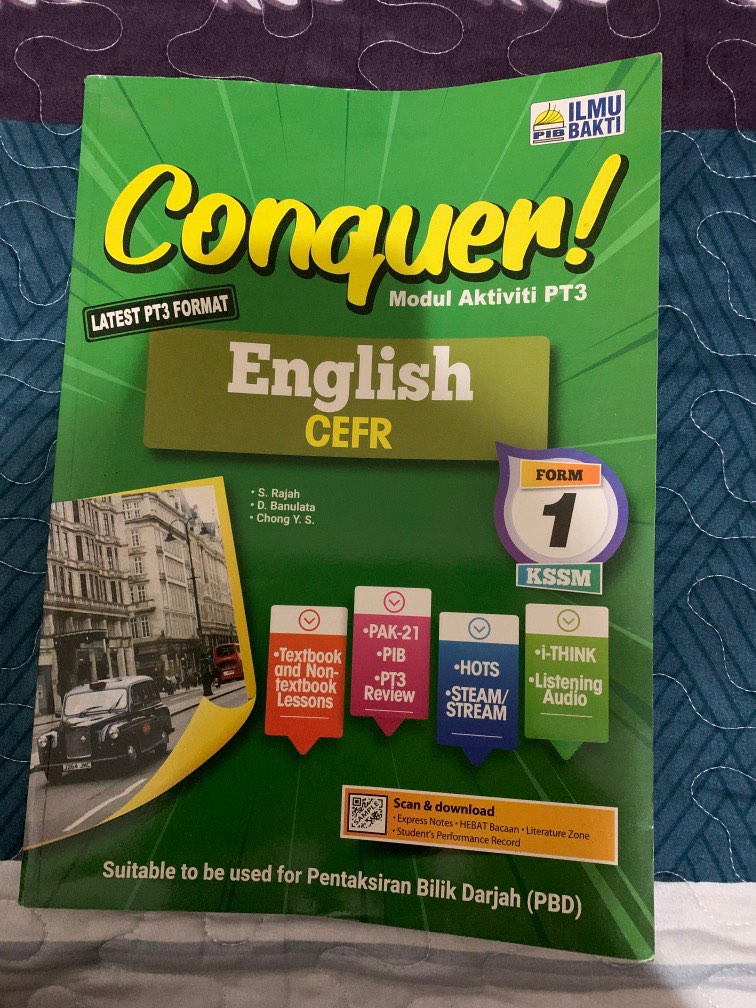 CONQUER! ENGLISH CEFR - FORM 1 KSSM, Hobbies & Toys, Books & Magazines ...