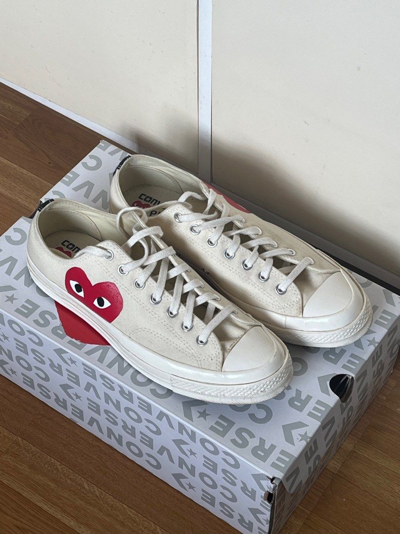 converse x cdg chuck 70, Men's Fashion, Footwear, Sneakers on Carousell
