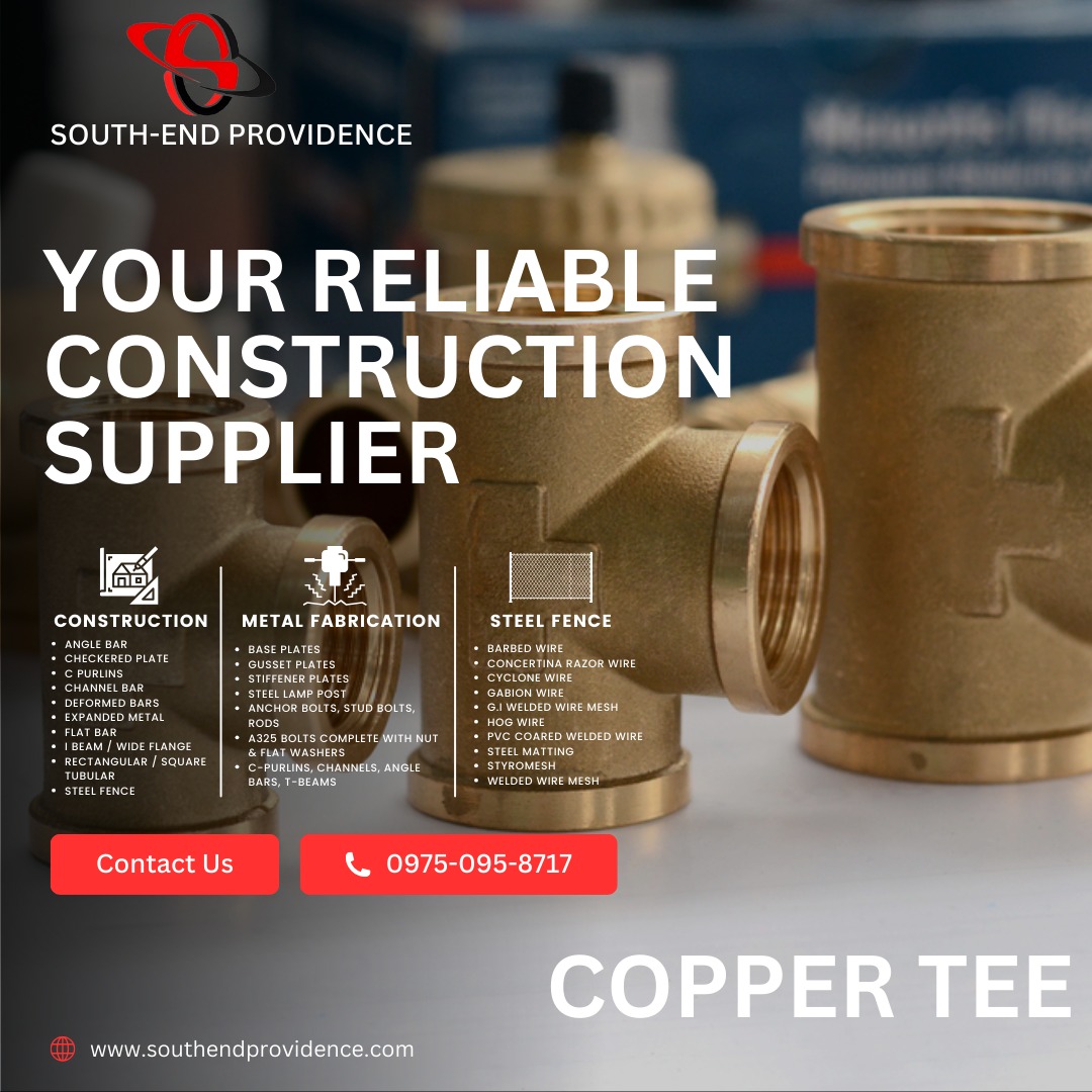 Copper Tee 3/8 / Copper Reducer / Copper Pipe Tube Type L, Commercial ...