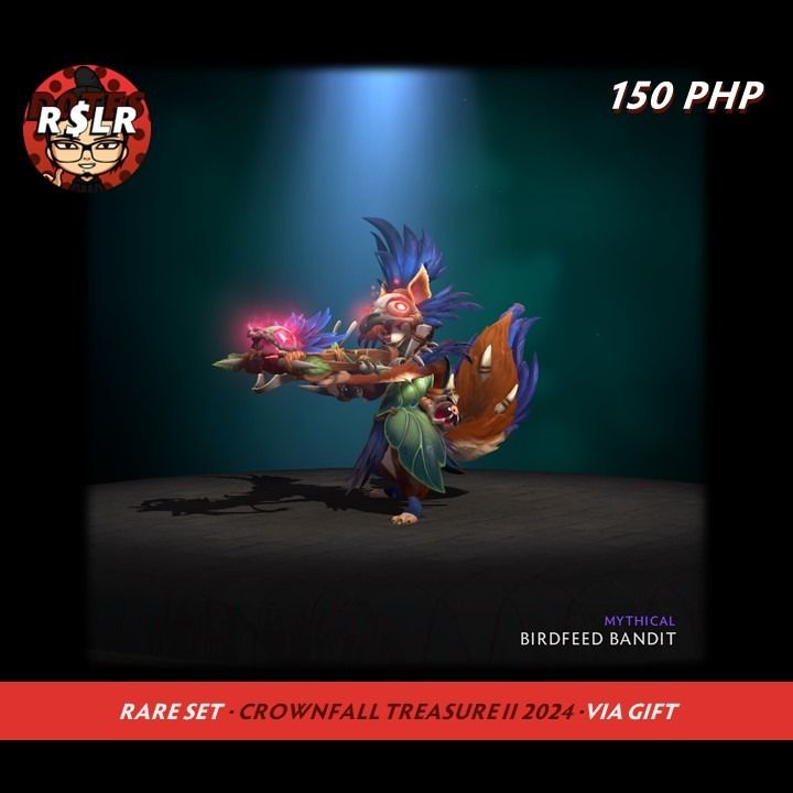 DOTA 2 Crownfall Treasure II 2024 - (RARE) Hoodwink: Birdfeed Bandit, Video Gaming, Video Games ...