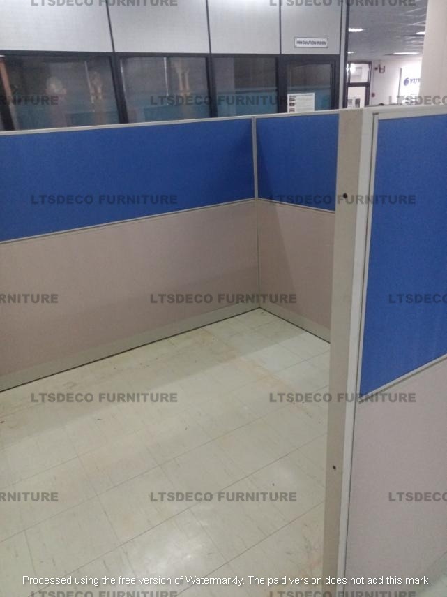 Full Fabric Panel Office Partition, Furniture & Home Living, Office ...
