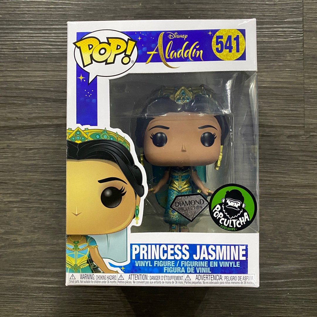 Funko Pop #541: Disney Aladdin - Princess Jasmine (Diamond) [Popcultcha ...