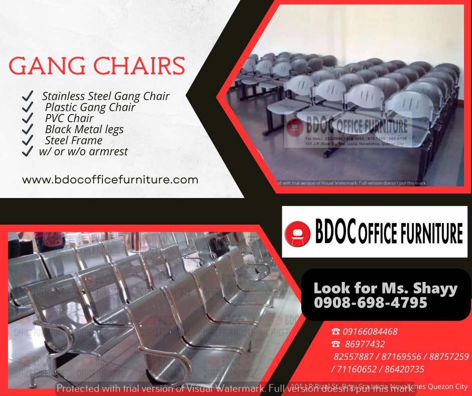 Gang Chair / Folding Table / Executive Table / Executive Chair / Office ...