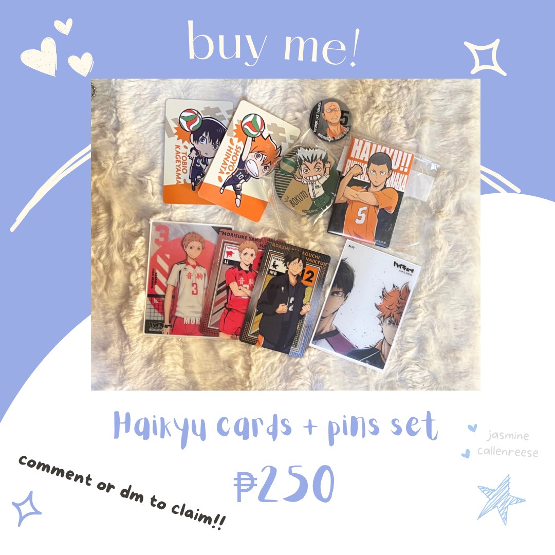Haikyuu Set, Hobbies & Toys, Toys & Games on Carousell