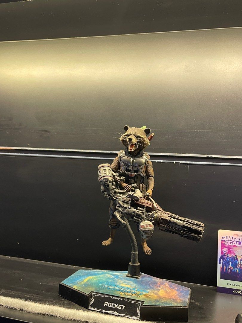 hottoys rocket gotg vol2, Hobbies & Toys, Toys & Games on Carousell