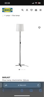 Ikea Standing Lamp (With Ikea Bulb), TV & Home Appliances, Electrical ...