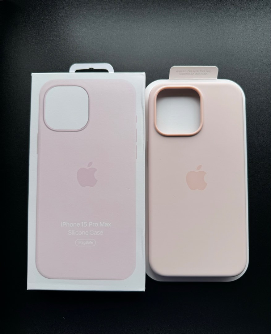 iPhone 15 Pro Max Magsafe Silicone Case With Animation (Light Pink ...