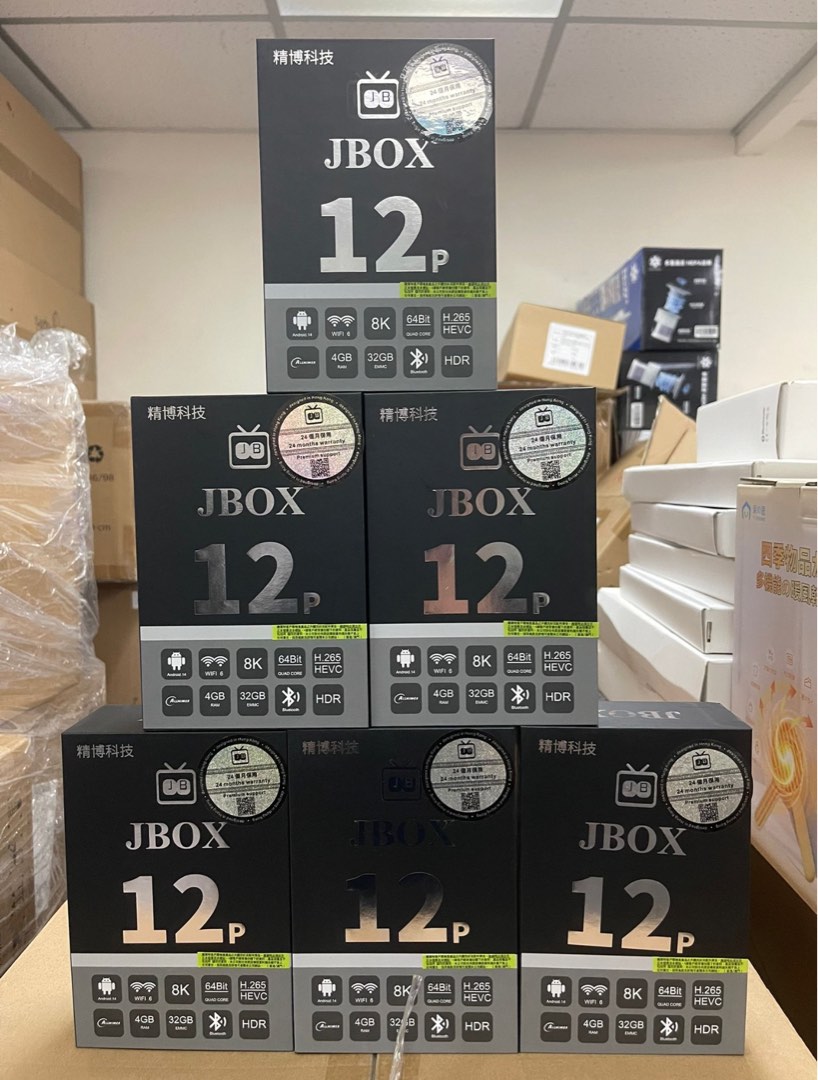 現貨！可以大陸使用！JBox TV Box 12p, 家庭電器, 電視 & 其他娛樂, 串流媒體及集線器 - Carousell
