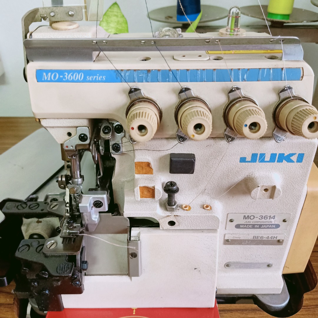 Juki Overlock 4 Thread Sewing Machine Made In Japan used., Hobbies & Toys, Stationery & Craft ...