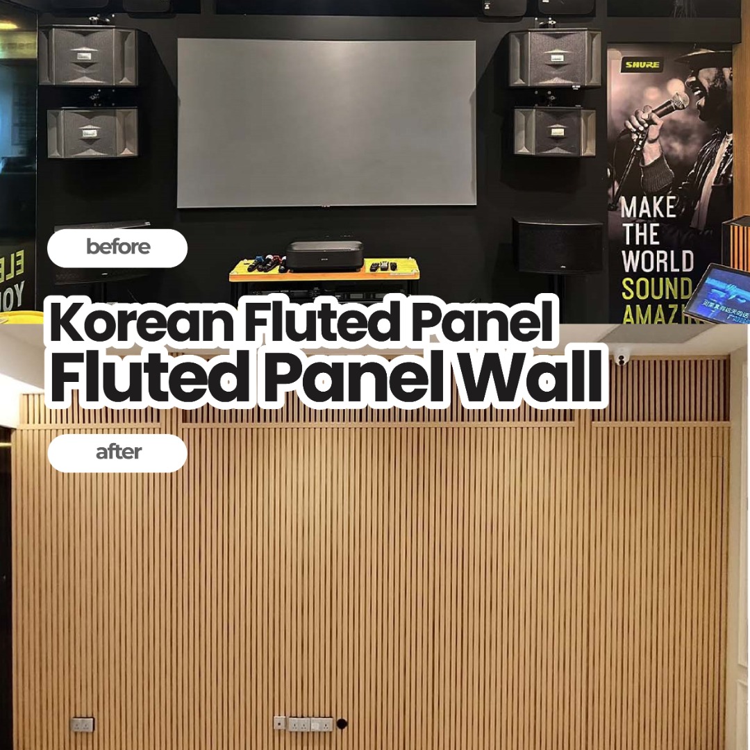 L001-2080H KOREAN FLUTED PANEL, FLUTED PANEL ON THE WALL, Furniture ...