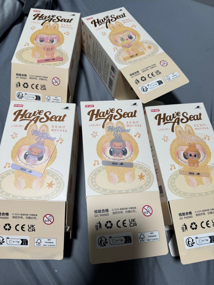 Labubu V2 the monsters - have a seat (INSTOCK), Hobbies & Toys, Toys ...