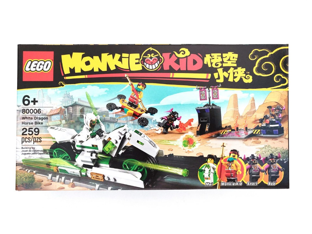 LEGO MONKIE KID 80006 White Dragon Horse Bike, Hobbies & Toys, Toys ...