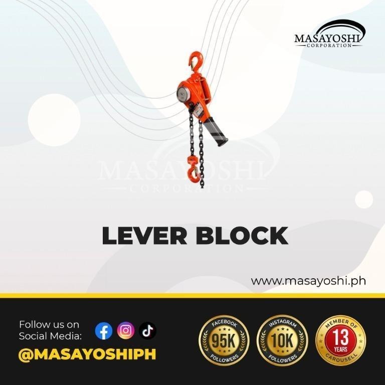 Lever Block Heavy Duty 1T x 1.5M | Industrial Supplies | Construction ...