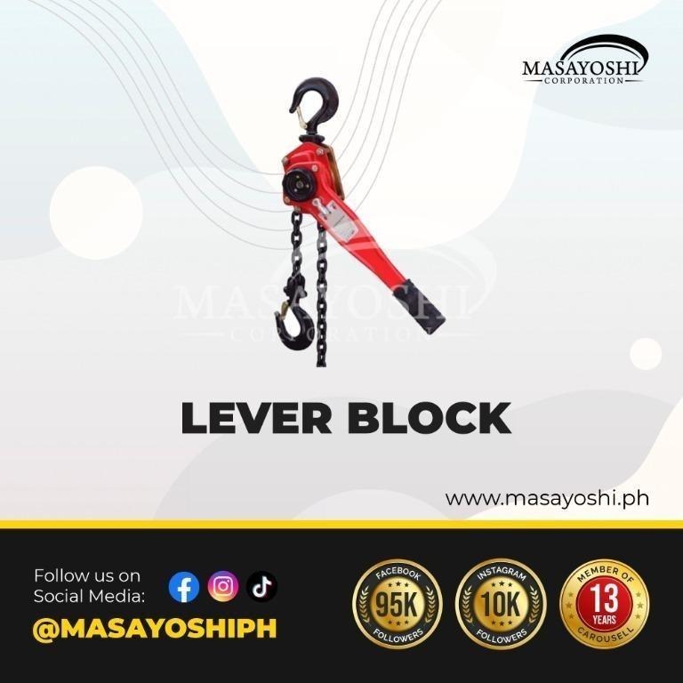 Lever Block Heavy Duty 6T x 1.5M | Industrial Supplies | Construction ...