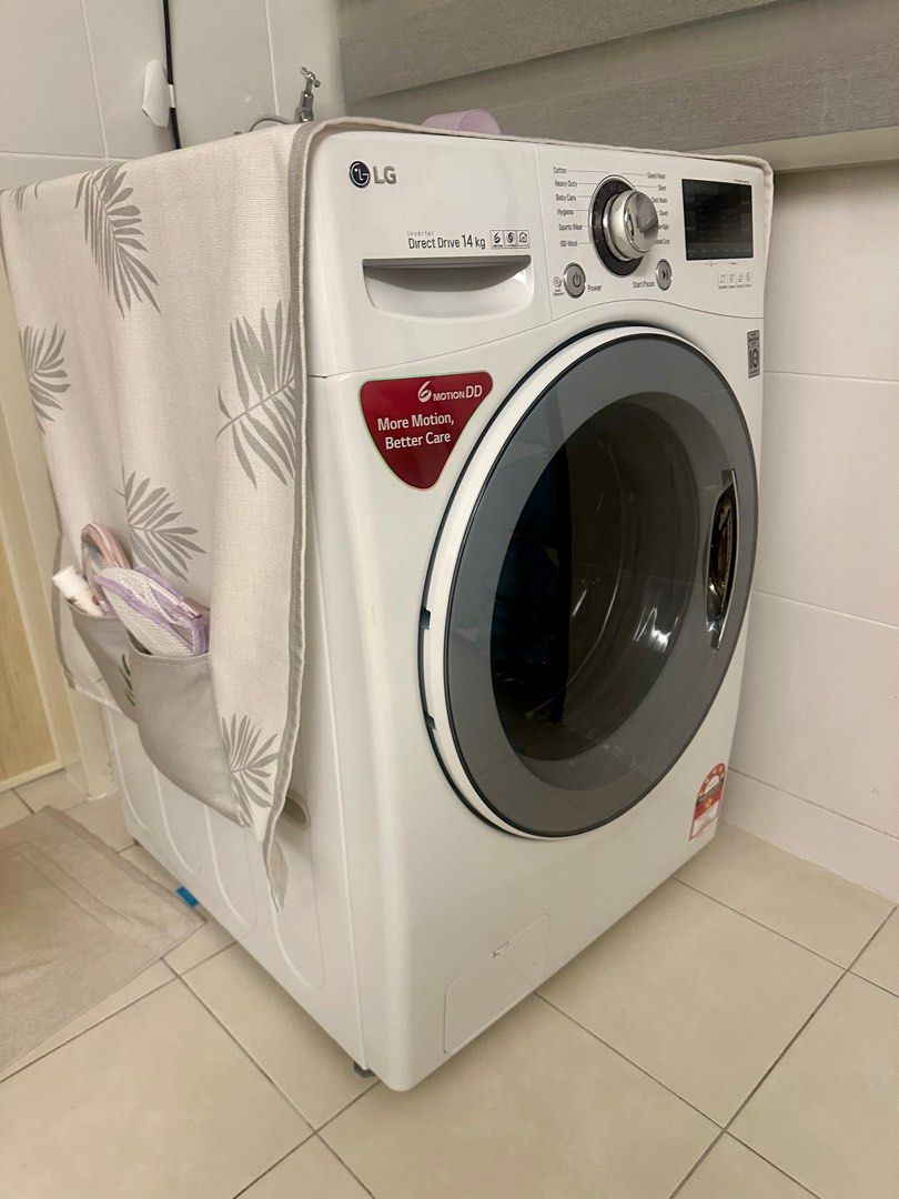 LG 14kg Front Load Washing Machine, TV & Home Appliances, Washing Machines and Dryers on Carousell
