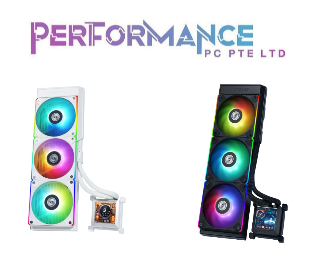 Lian Li Hydroshift LCD AIO 360R 360 R Black / White Watercooler ...