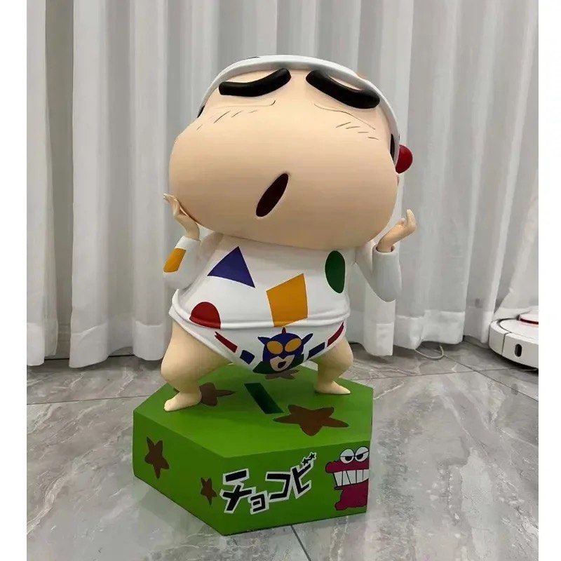 (Custom) 100cm Life Size Crayon Shin Chan Statue Sculpture Cartoon ...