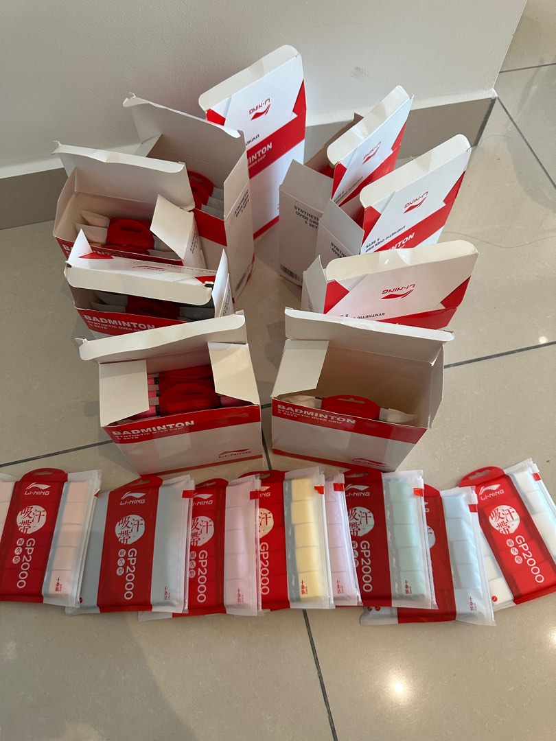 LI-NING GP2000 OVERGRIP 10IN1 PACK, Sports Equipment, Sports & Games ...