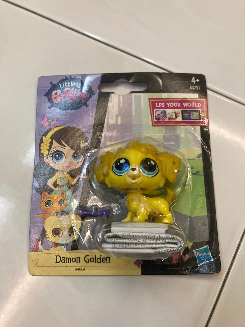 LPS Damon Golden Dog, Hobbies & Toys, Toys & Games on Carousell