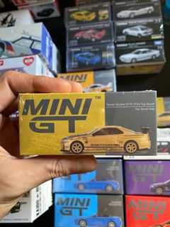 MINIGT Nissan Skyline GT-R Top Secret (Metallic Blue) not kyosho ...