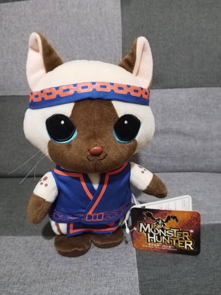 Monster hunter cat plush capcom soft toy nintendo, Hobbies & Toys, Toys ...