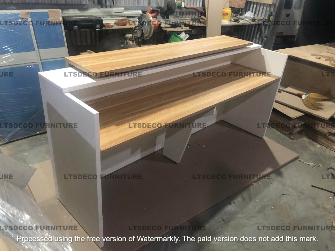 NEW COUNTER TABLE OFFICE PARTITIONS, Furniture & Home Living, Office ...