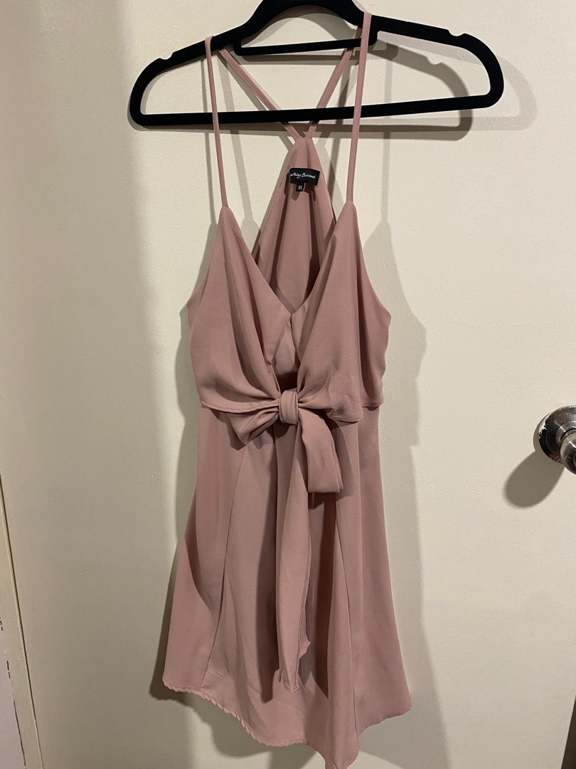 Pink Ribbon Dress, Women's Fashion, Dresses & Sets, Dresses on Carousell