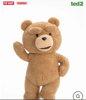 POP MART ted 2 Action Plush Doll Cute Plush Toy , Hobbies & Toys, Toys ...