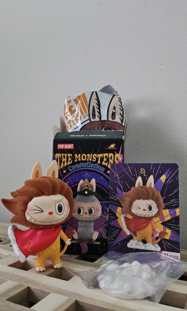 Popmart Labubu Leo, Hobbies & Toys, Toys & Games on Carousell