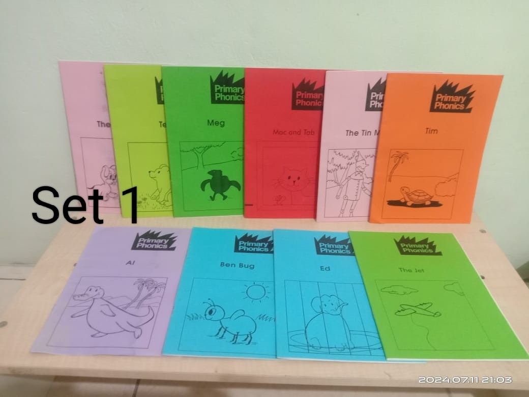Primary phonics Set 1 Series 10book, Buku & Alat Tulis, Buku di Carousell