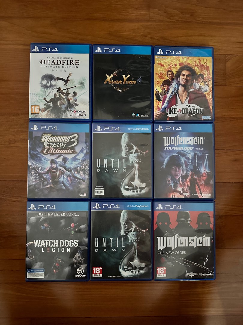 PS4 game Deadfire pillars of eternity 2 / Xuan Yuan / Yakuza like a ...