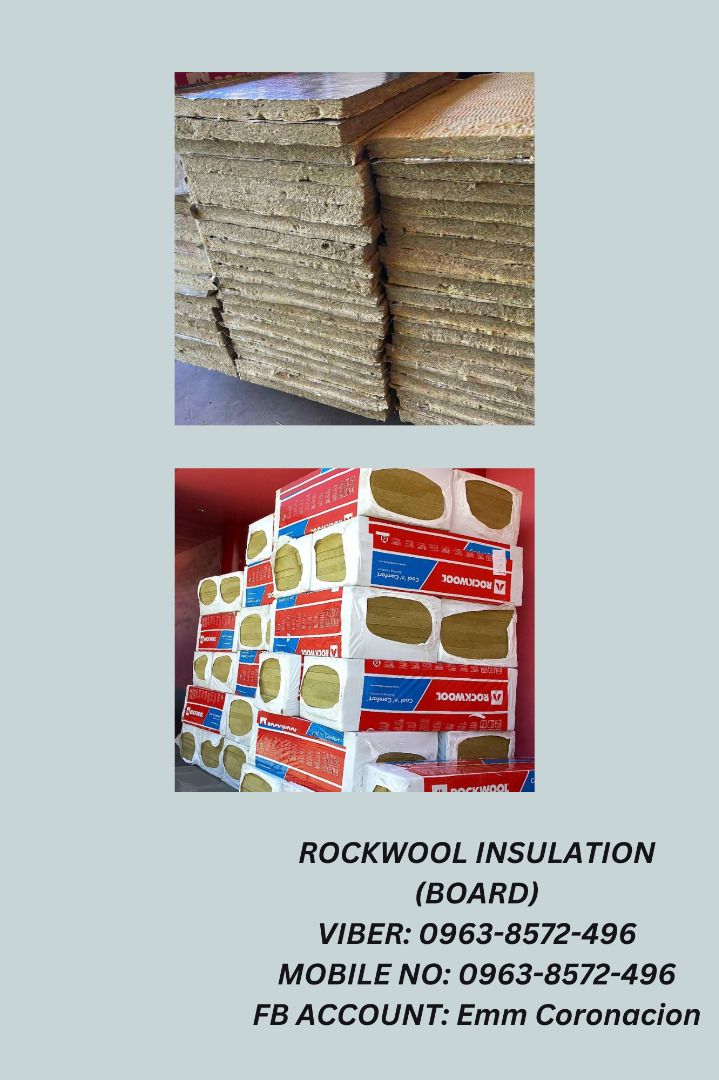 Rockwool Insulation Board, Commercial & Industrial, Construction Tools ...