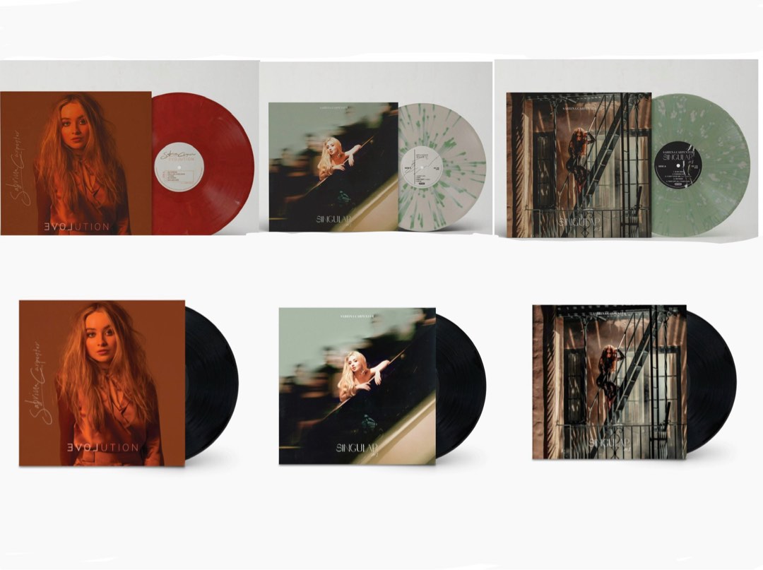 Sabrina Carpenter Singular Act I Vinyl/Singular Act II Vinyl/EVOLution ...