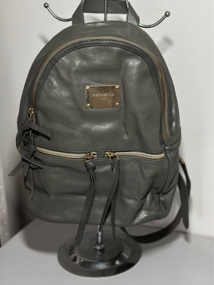 Samsonite Leather Bag, Women's Fashion, Bags & Wallets, Backpacks on ...