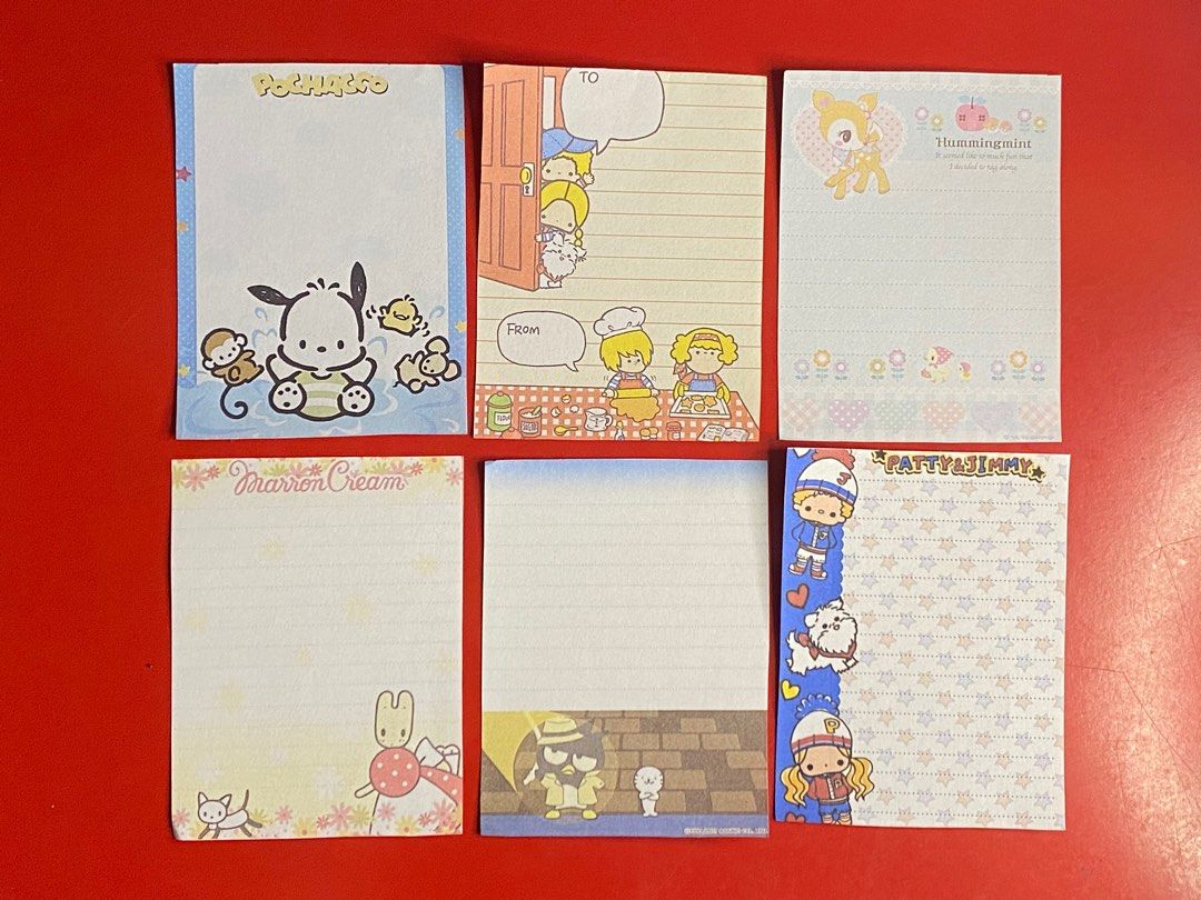 Sanrio 2 memo pads, Hobbies & Toys, Stationary & Craft, Stationery ...
