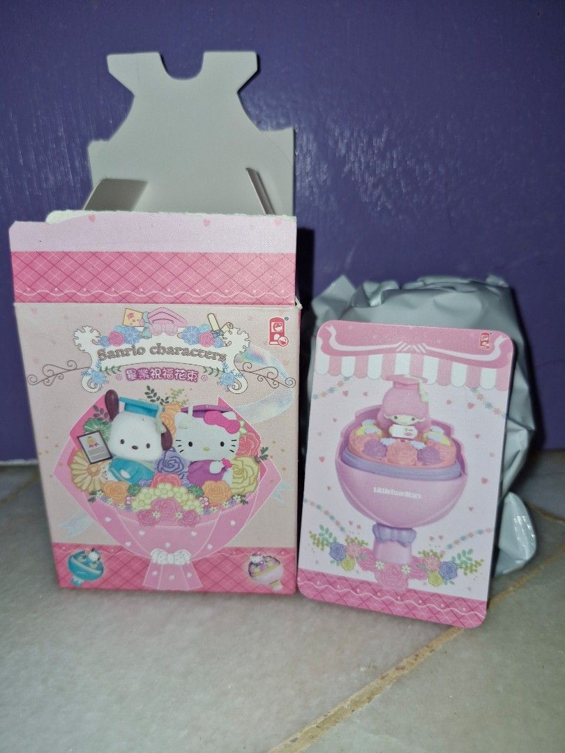 Sanrio Character Graduation Flower Bouquet Blind Box - Lala, Hobbies ...