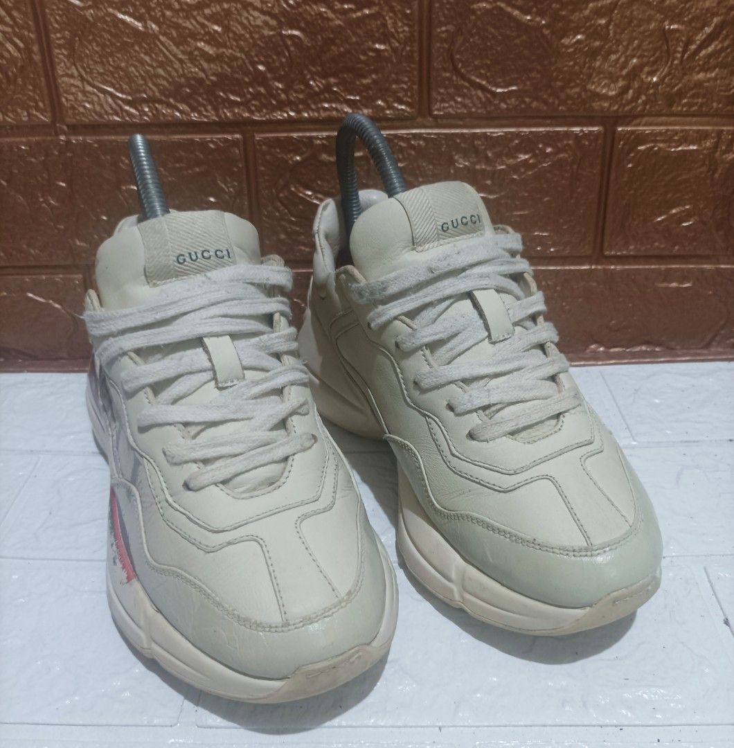 Sepatu Gucci Rhyton Leather Original Made Italy (second thrift), Fesyen ...