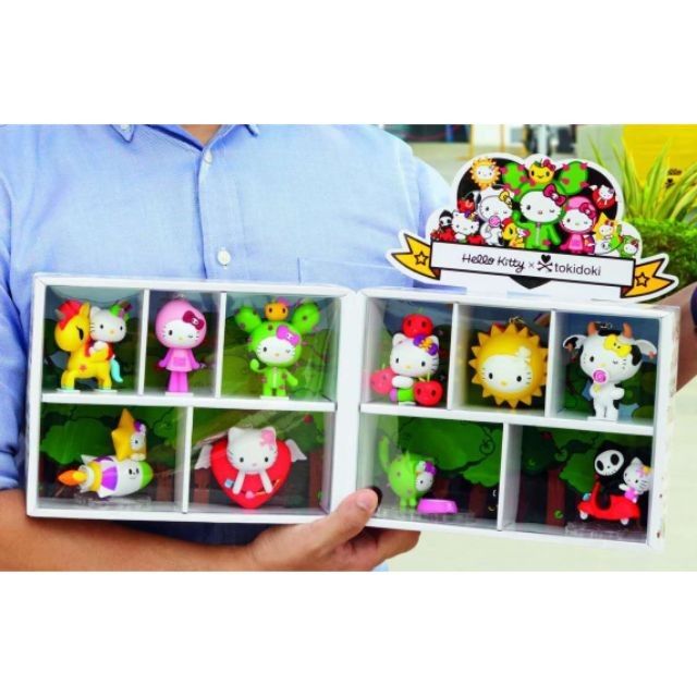 Shell Hello Kitty x Tokidoki Complete set with Display Casing, Hobbies ...