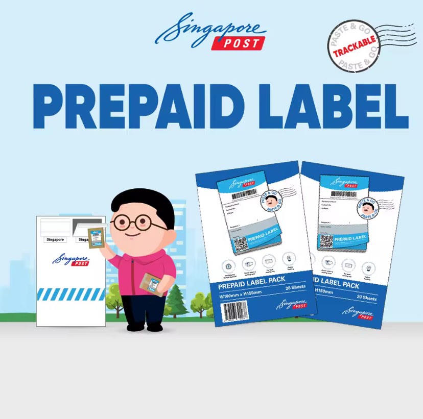 Singpost prepaid tracked labels x20, Hobbies & Toys, Stationery & Craft ...