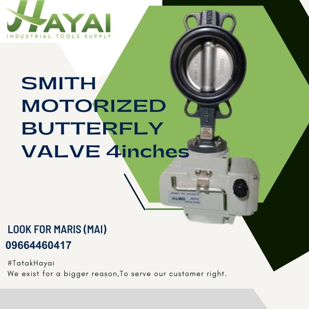 SMITH MOTORIZED BUTTERFLY VALVE, Commercial & Industrial, Construction ...
