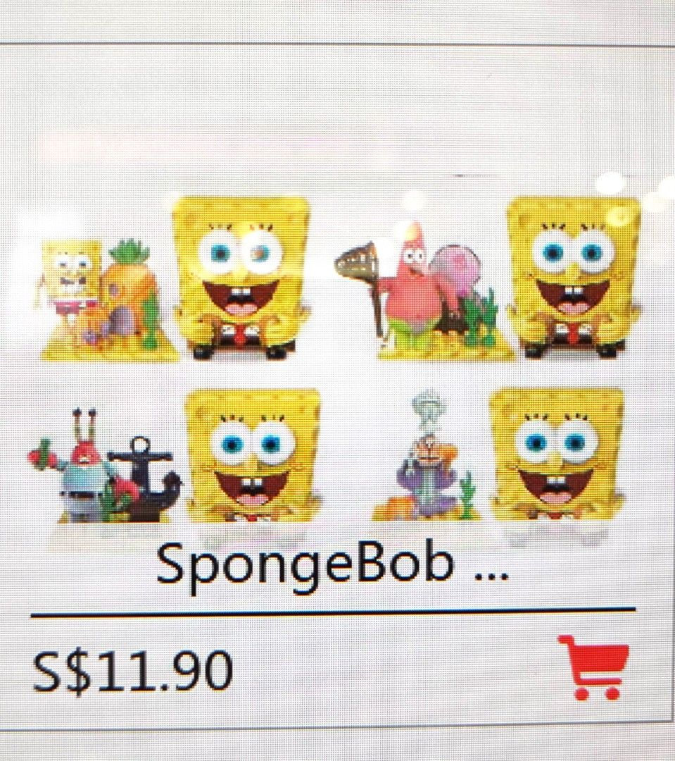 SpongeBob Blind Box Nickelodeon CPCM Miniso, Hobbies & Toys ...