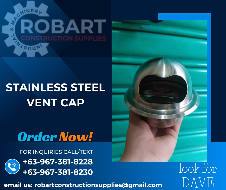 STAINLESS STEEL VENT CAP, Commercial & Industrial, Construction Tools ...