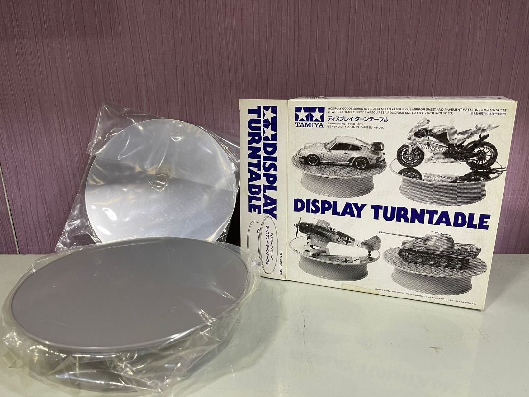日本TAMIYA 田宮電動轉盤 DISPLAY TURNTABLE 模型展示底座, 興趣及遊戲, 玩具 & 遊戲類 - Carousell