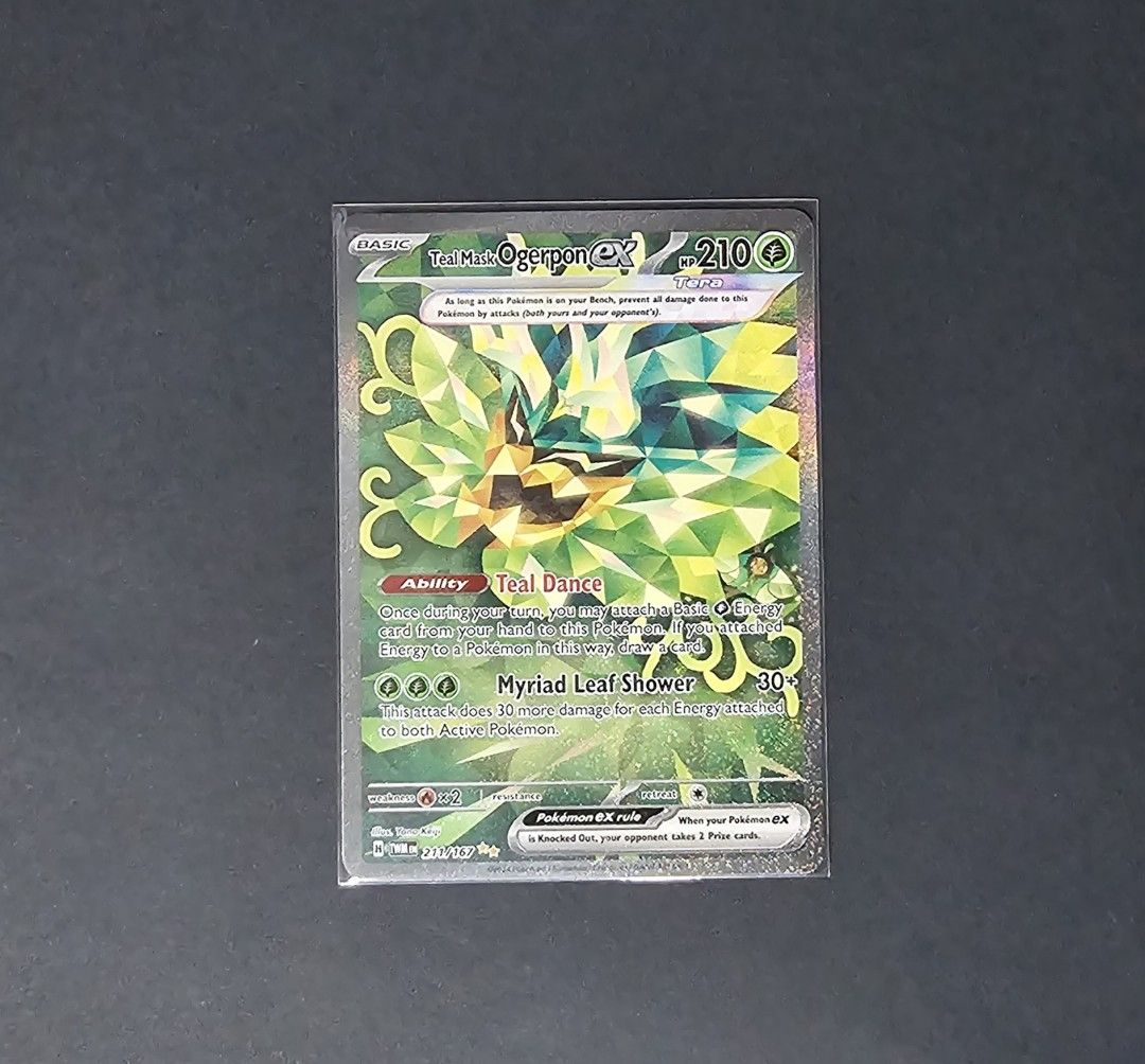 Teal Mask Ogerpon ex Special Illustration Rare #211/167 - Eng Ver TWM ...