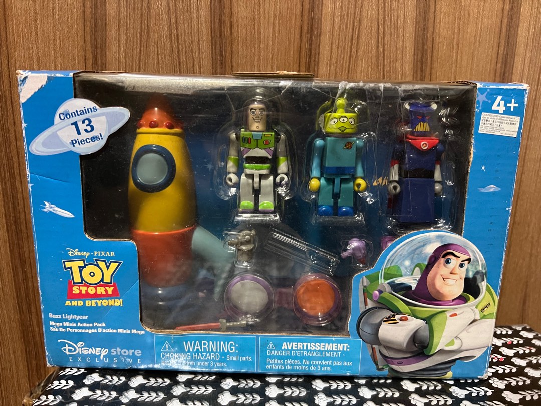 Toy story Buzz lightyear mega minis action pack, 興趣及遊戲, 玩具 & 遊戲類 ...
